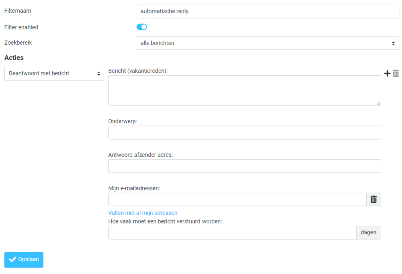 Creating an autoresponder in RoundCube – Red-Soft